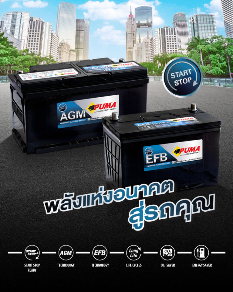 แบตเตอรี่รถยนต์ แบตเตอรี่ puma ผู้นำเข้าและจัดจำหน่าย puma battery